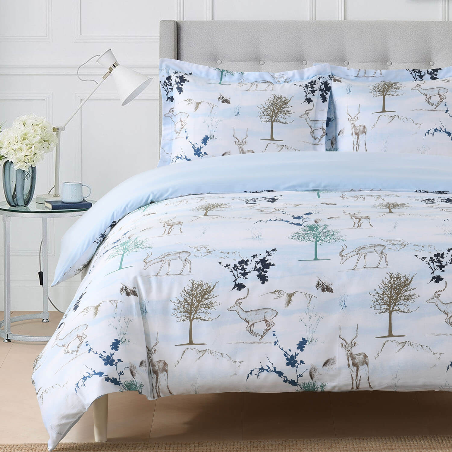 Alpine Fawn 100% Cotton Duvet Cover Set