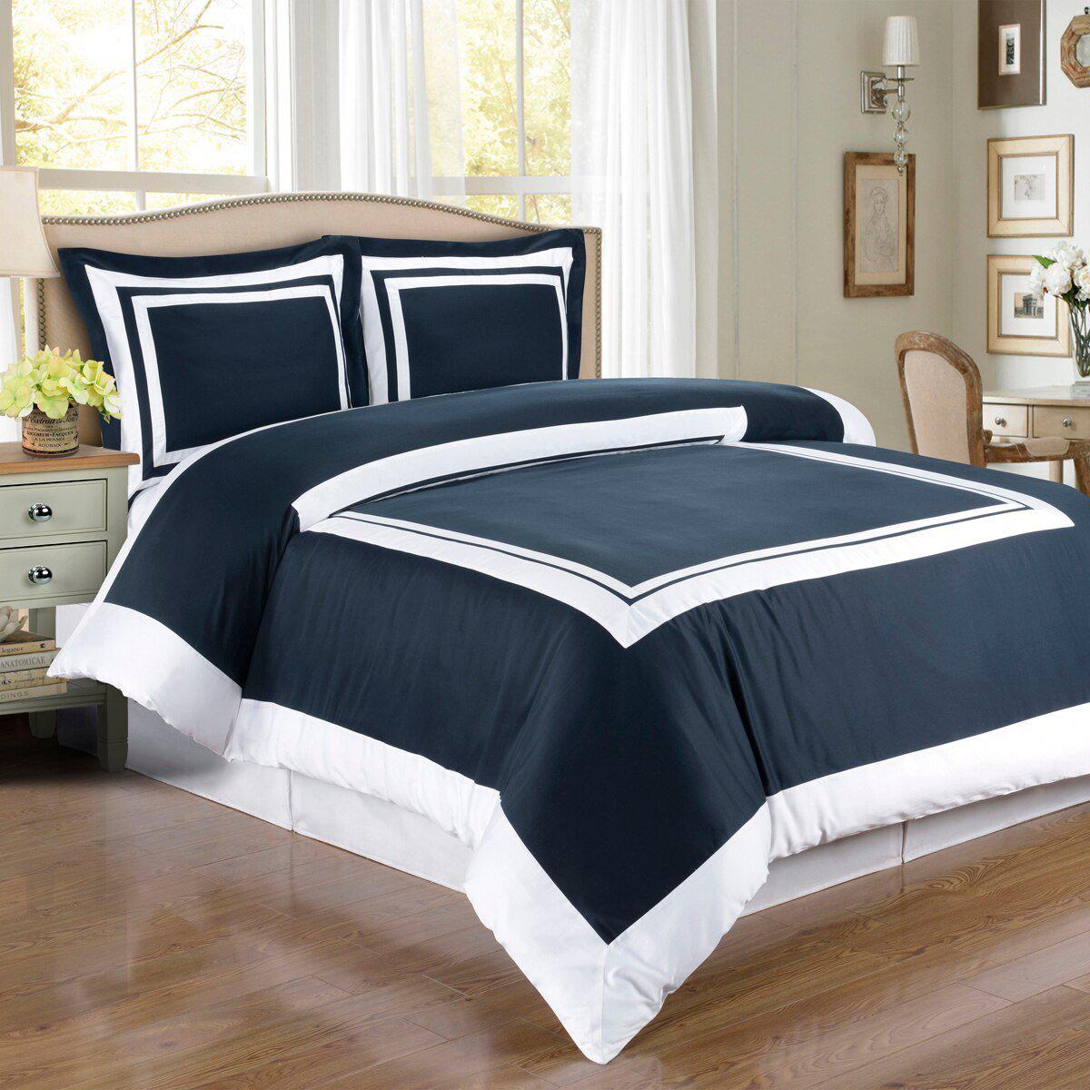 Hotel Duvet Cover Set 100-Percent Cotton