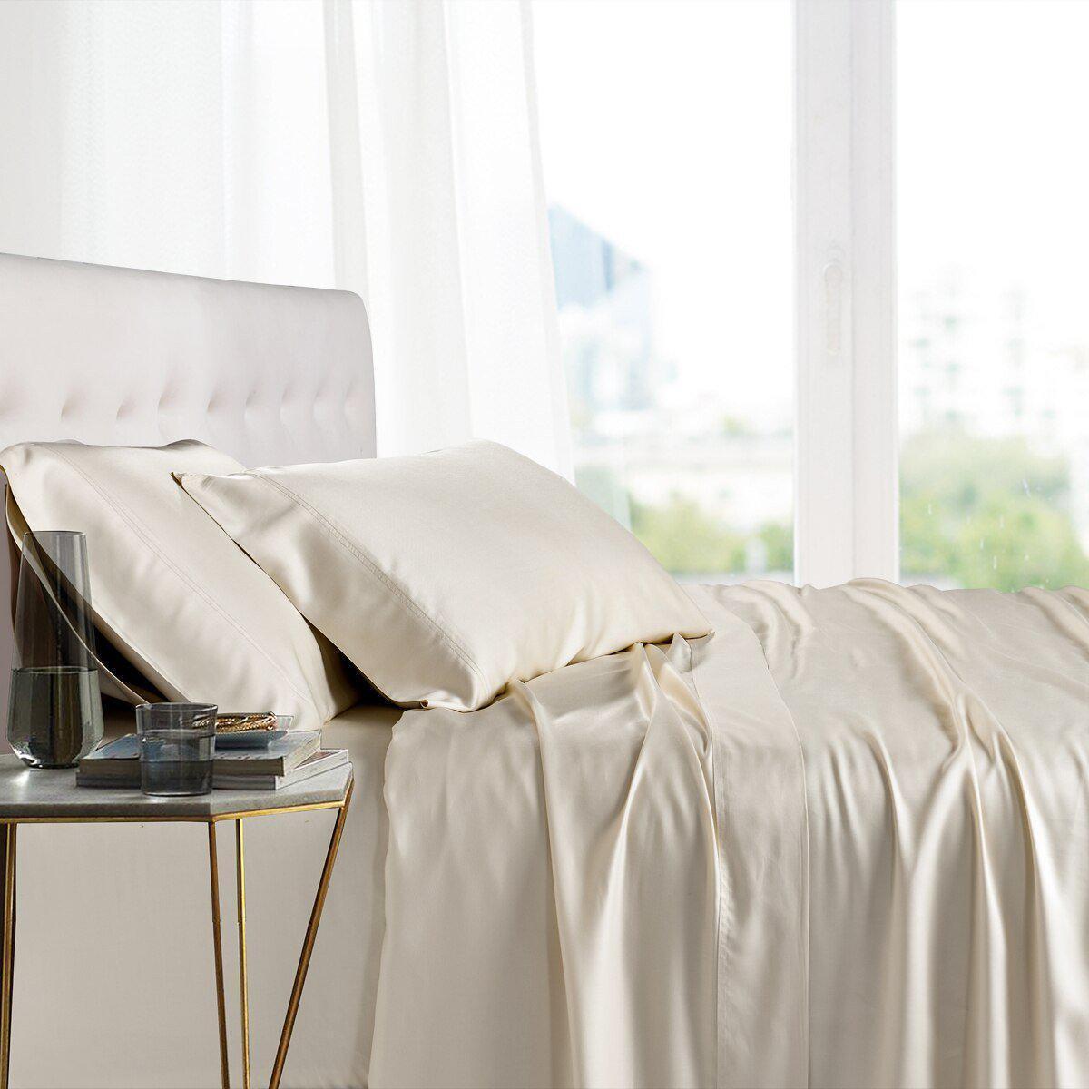 Top Split King Sheets 100% Bamboo Viscose